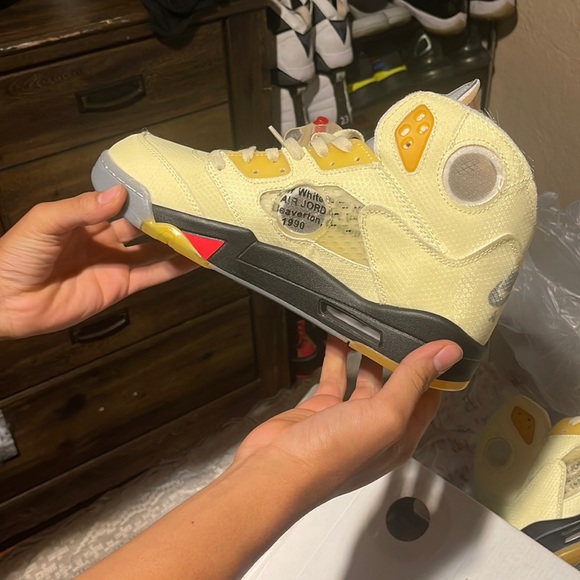 Off-White | Shoes | Air Jordan 5 Retro Offwhite Lce Cream | Poshmark